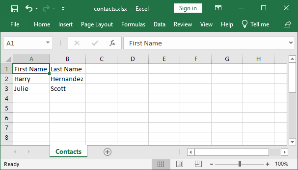 Python Write Excel Xlsx File Using OpenPyXL